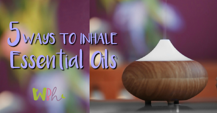 Inhaling Essential Oils - Wellness Becomes Her